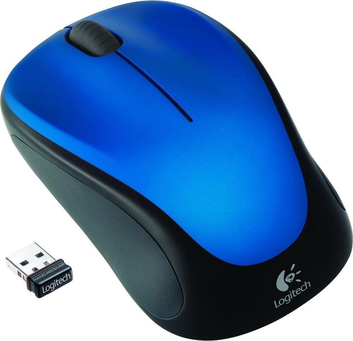 Logitech 910-003033 Draadloze Mini Muis - Blauw / Zwart / 2.4 Ghz | bol.com