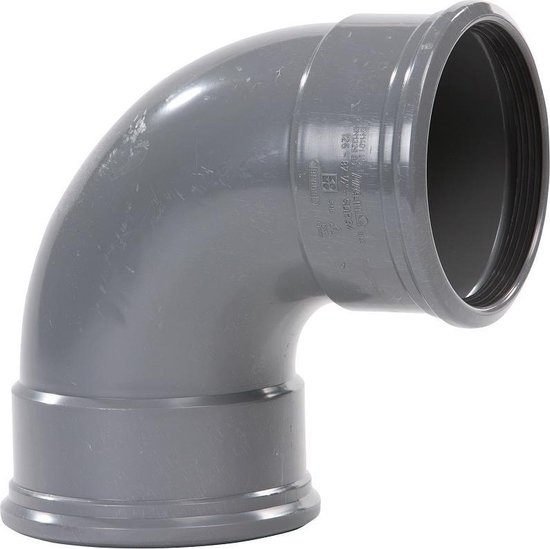 Wavin PVC manchet bocht 45 mof/mof 250mm SN4 | bol