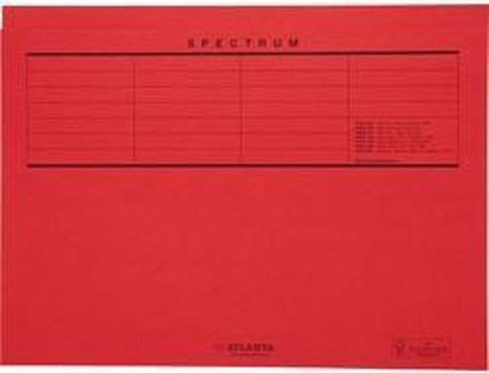 Dossiermap Secolor Rood Papier Ongelijkzijdig | bol