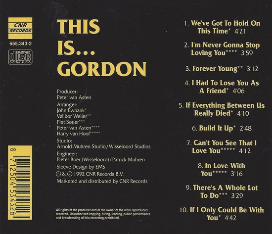This is Gordon, Gordon | Muziek | bol