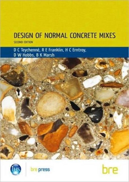 Design of Normal Concrete Mixes | 9781860811722 | D.C. Teychenne ...