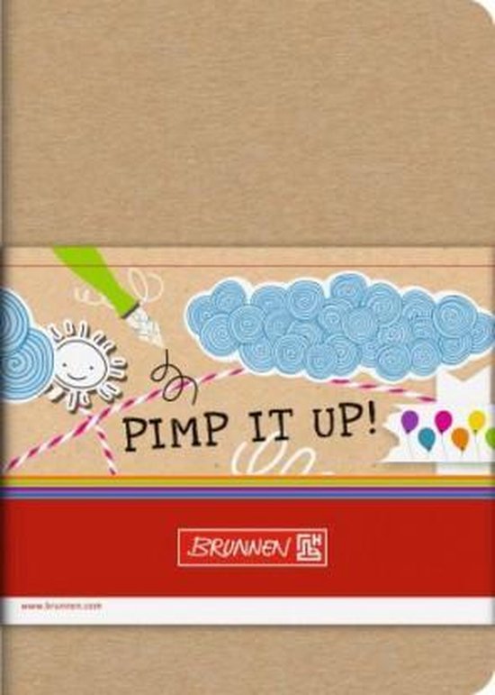 Pimp it Up Notebook A5 32 pagina's met ruitjes | bol