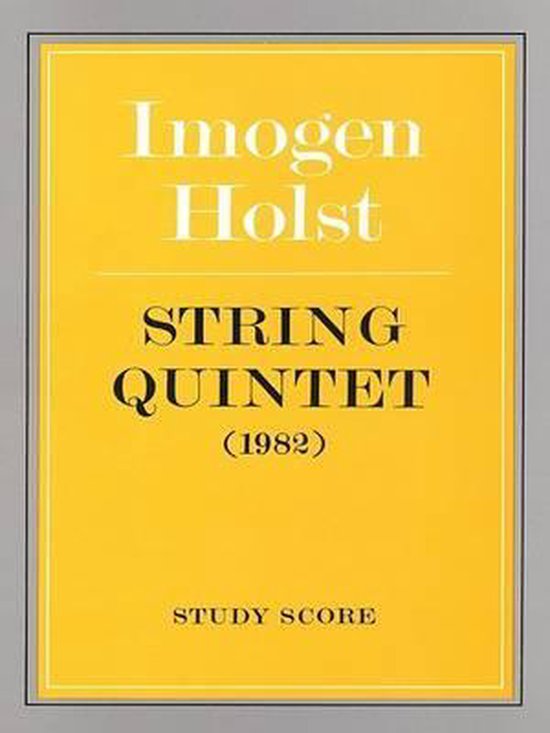 String Quintet | 9780571507535 | Boeken | bol