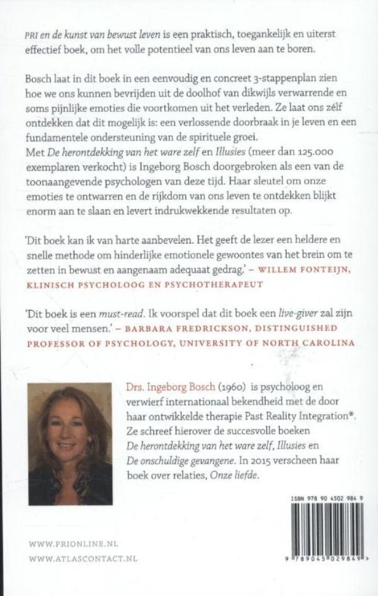 PRI en de kunst van bewust leven (ebook), Ingeborg Bosch ...