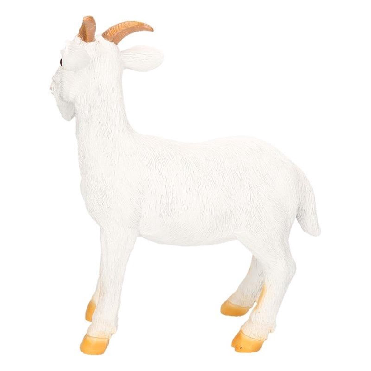 Dierenbeelden witte geit - Decoratie beeldje wit bokje 26 cm | bol.com