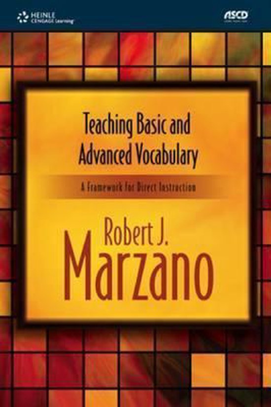 Teaching Basic and Advanced Vocabulary | 9781424067138 | Robert Marzano ...