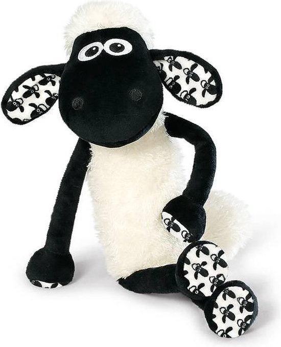 Shaun het schaap knuffel 25cm all-over | bol