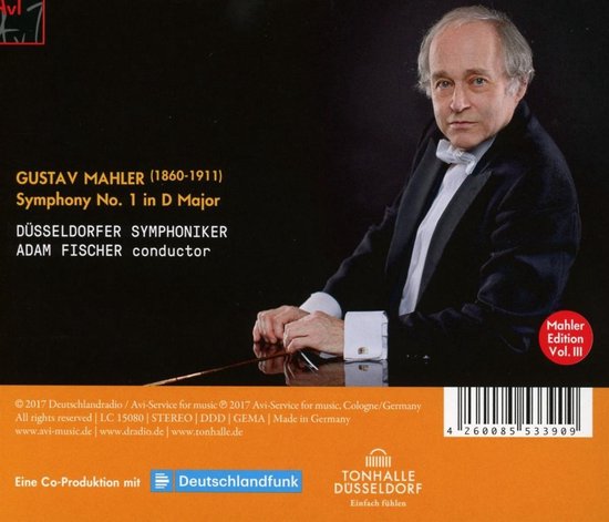 Adam Fischer - Mahler Symphony No. 1, Adam Fischer | Muziek | bol