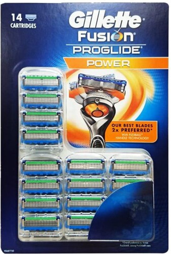 Gillette Fusion ProGlide Power Razor Replacement Cartridges | bol