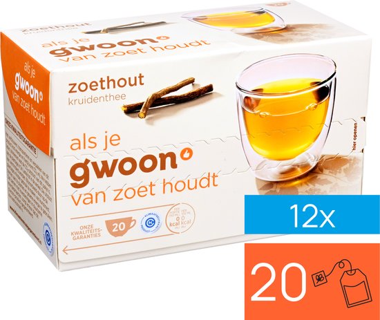 G'woon Thee Zoethout 30g | bol
