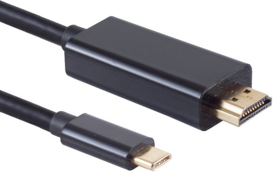 USB-C naar DisplayPort kabel - 8K 60Hz - 1 meter - Zwart | bol
