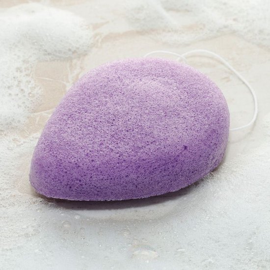 Puur - Konjac spons - lavendel - gezicht scrub | bol