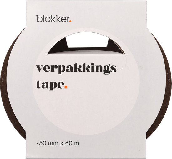 Blokker Verpakkingstape - Dozentape 1 Rol - Bruin | bol Blokker Verpakkingstape - Dozentape 1 Rol - Bruin | bol