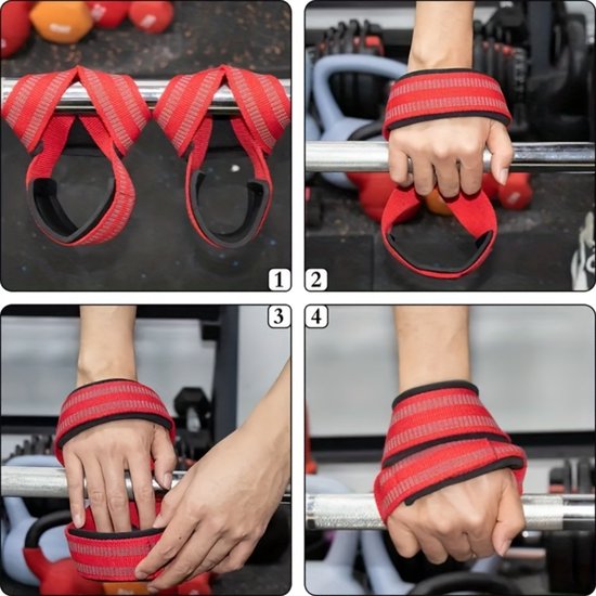 Livano Wrist Wraps - Lifting Straps - Crossfit Grips - Polsband ...