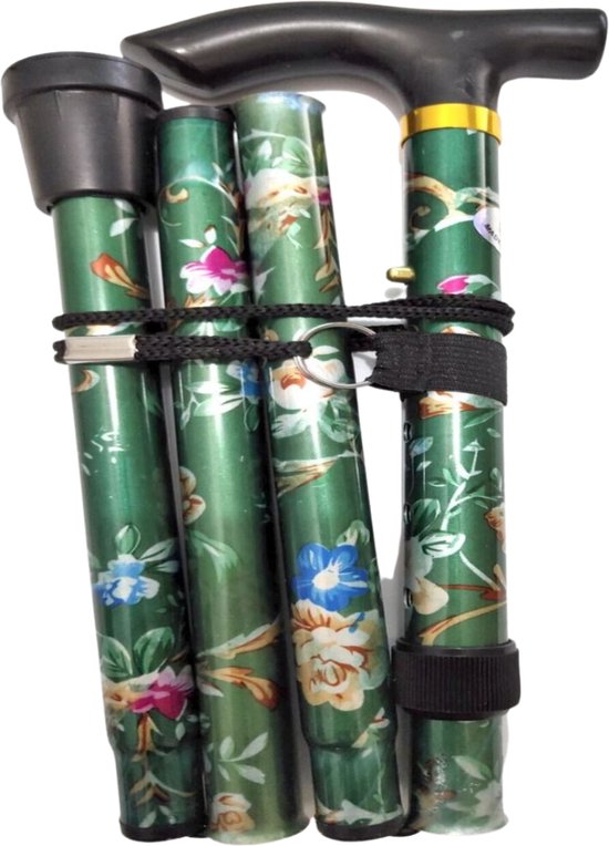 Livano Opvouwbare Wandelstok - Inklapbare Wandelstok - Wandelstok ...