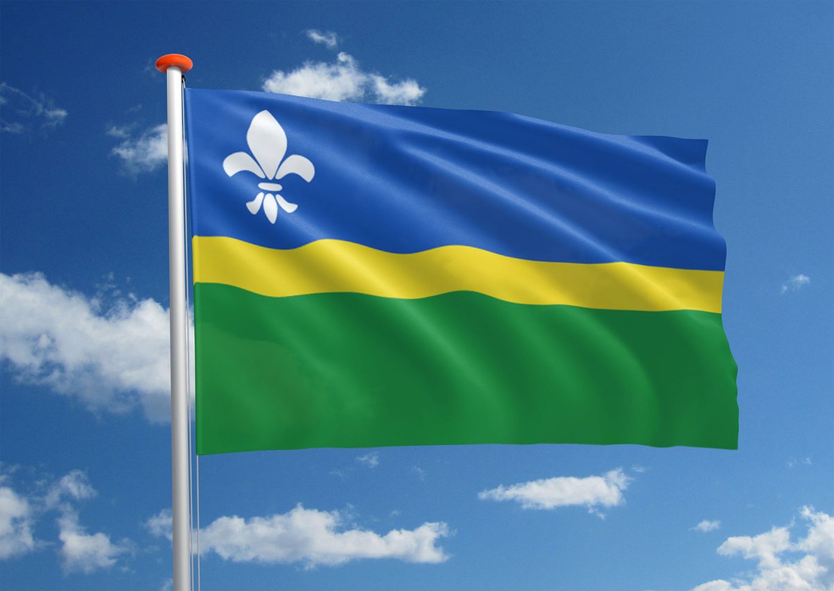 VlagDirect - Flevolandse vlag - Flevoland vlag - 90 x 150 cm | bol.com