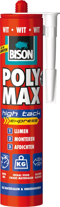Bison Polymax High Tack Universeelkit - 430 g | bol