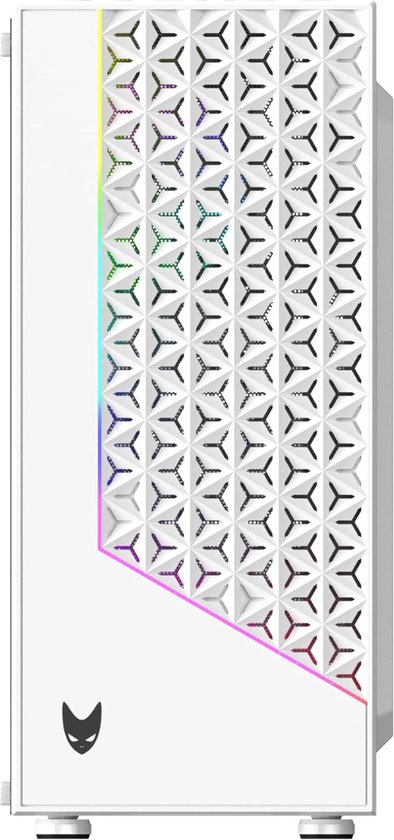 Gaming PC Case - Desktop Computer Behuizing Met RGB Voorkant & 120 mm ...