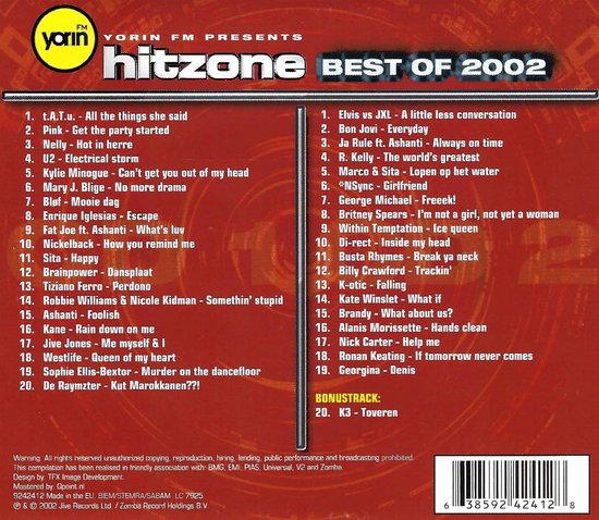 Hitzone Presents Best Of 2002, various artists | Muziek | bol