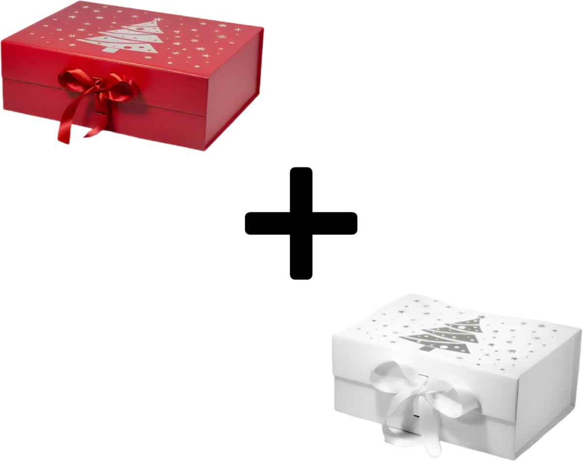 Coffret de Noël - Lot de 2 pièces - Emballage de Noël - Coffret cadeau ...