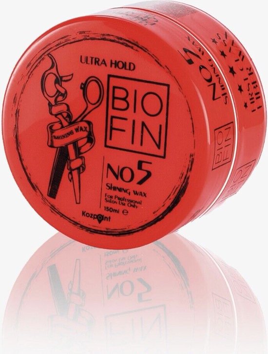 Biofin no 5 Ultra Hold haar styling wax 6 stuks (900ml) - Haarwax ...