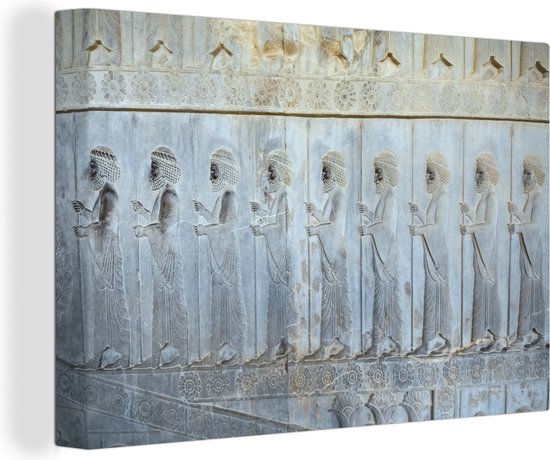 Canvas Schilderij De archeologische resten van het Perzische Rijk ...