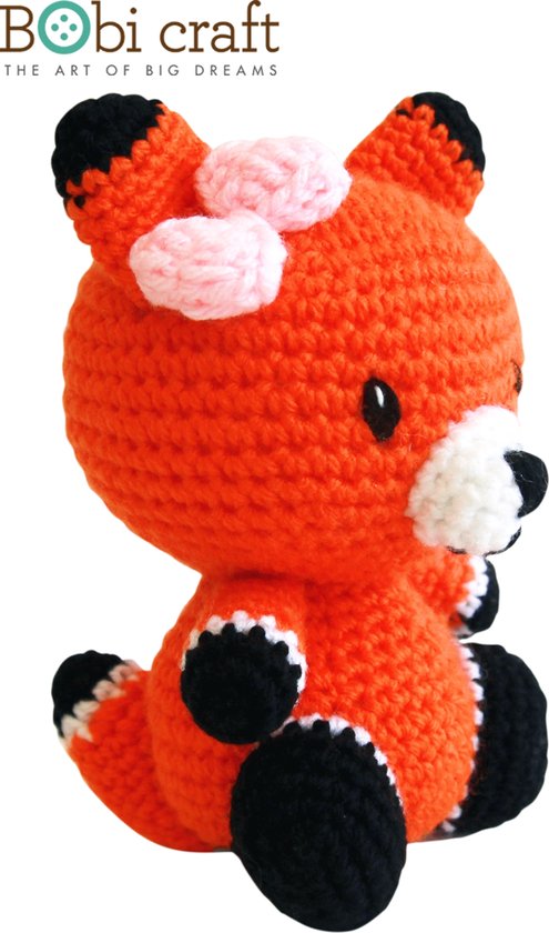 Bobi craft Mini Foxxie - Knuffel vos 16cm | bol