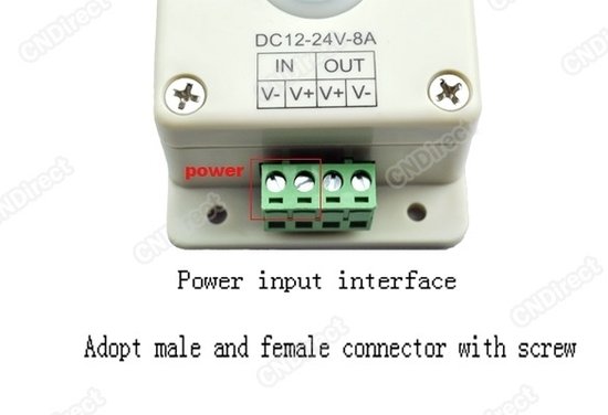 ABC-Led Bewegingssensor 12V - PIR Switch voor LED verlichting - 12volt ...
