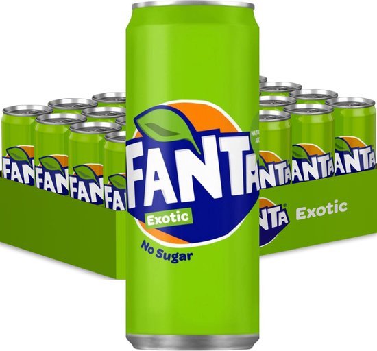 Fanta Exotic zero sugar 24 blikjes x 33 cl | bol