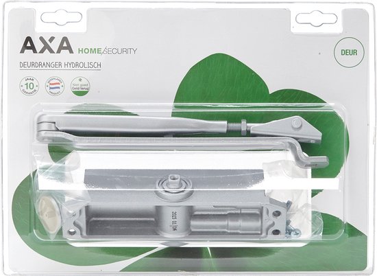 AXA deurdranger hydraulisch, zilver, (lxdxh) 182x240x105mm | bol