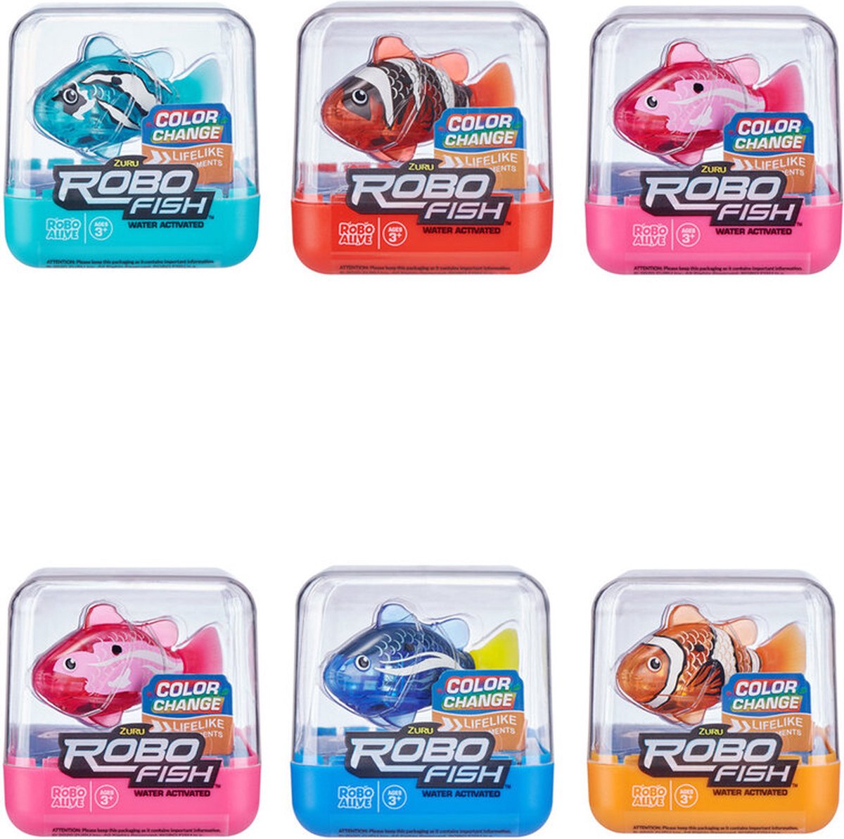 0836 Robo Fish Series 2 Robotic Swimming Fish with Color Change by ZURU ...