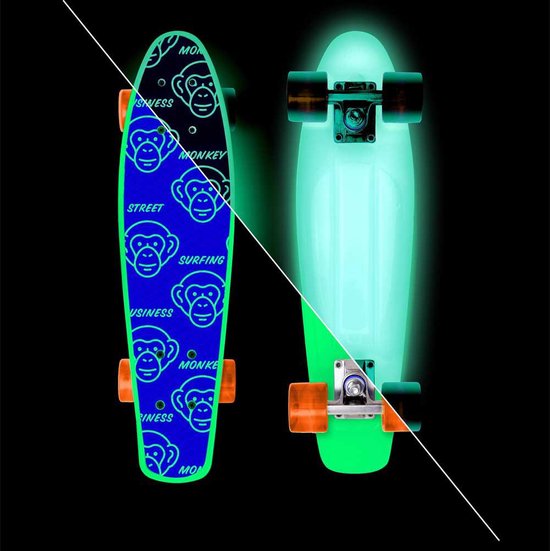 Street Surfing Beachboard - Beach board monkey business - glow in the ...