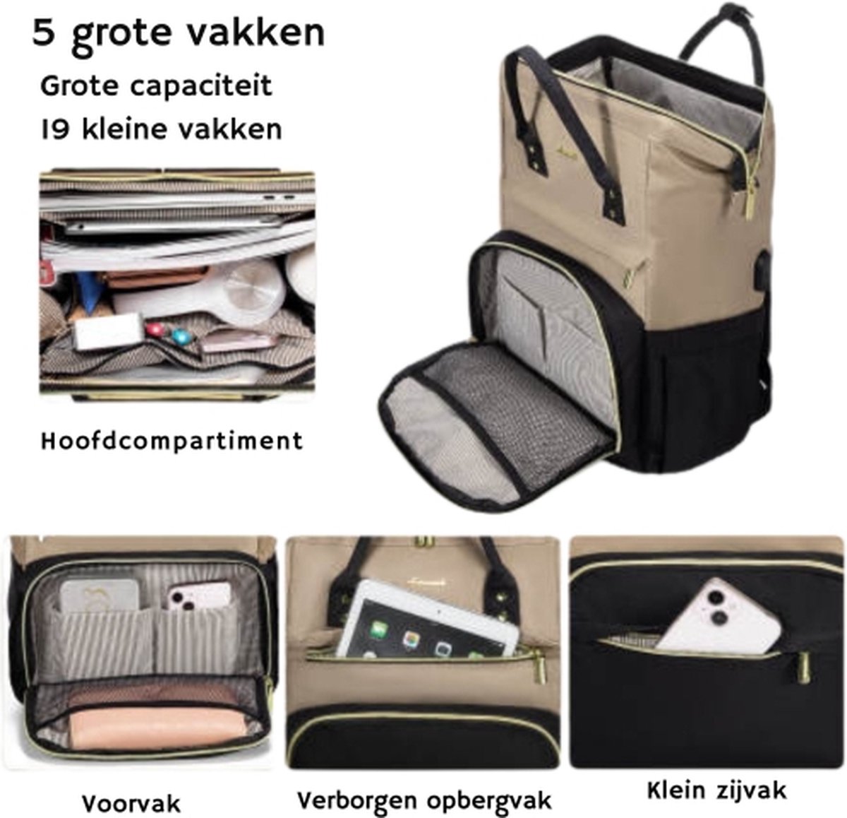 Rugzak dames - rugtas dames - rugzak tiener - schooltas - reistas ...