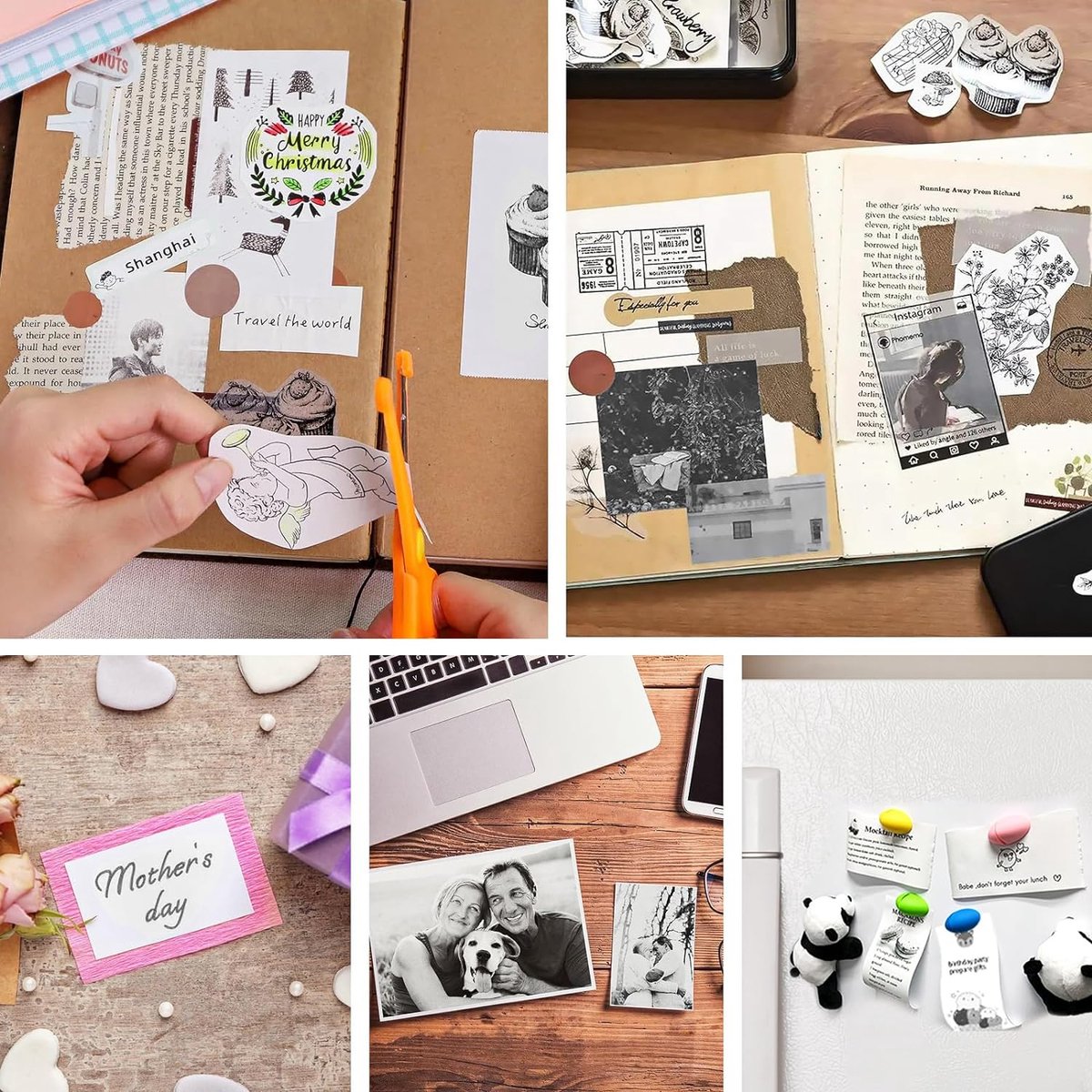 4 in 1 Thermische Pocket Printer - Mini Printer voor Mobiel - Label ...