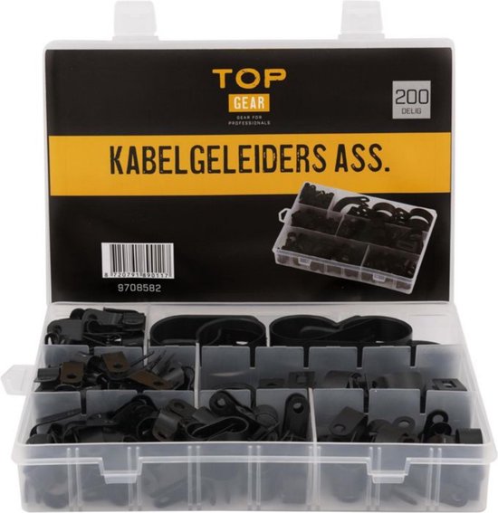 Topgear Kabelgeleiders - 6 Maten - Duurzaam en Herbruikbaar - Voor ...