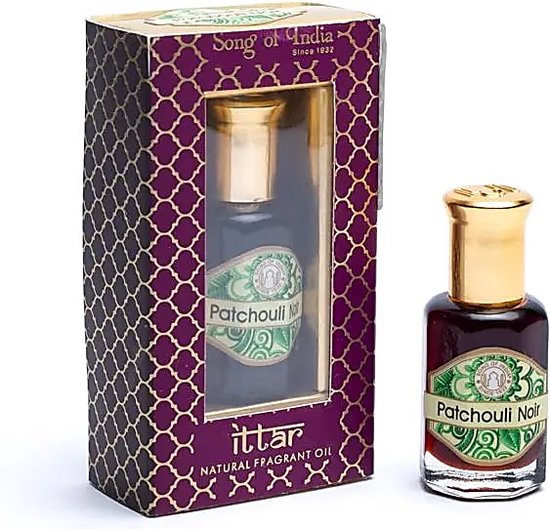 Song of India - Patchouli Noir - Ayurveda - Geurolie - 10ml | bol