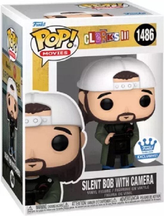 Funko Pop! Movies: Clerks - Silent Bob with Camera #1486 Special ...