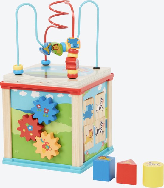 Mini Matters houten activiteitenkubus-Speelgoed-ideal cadeutips | bol