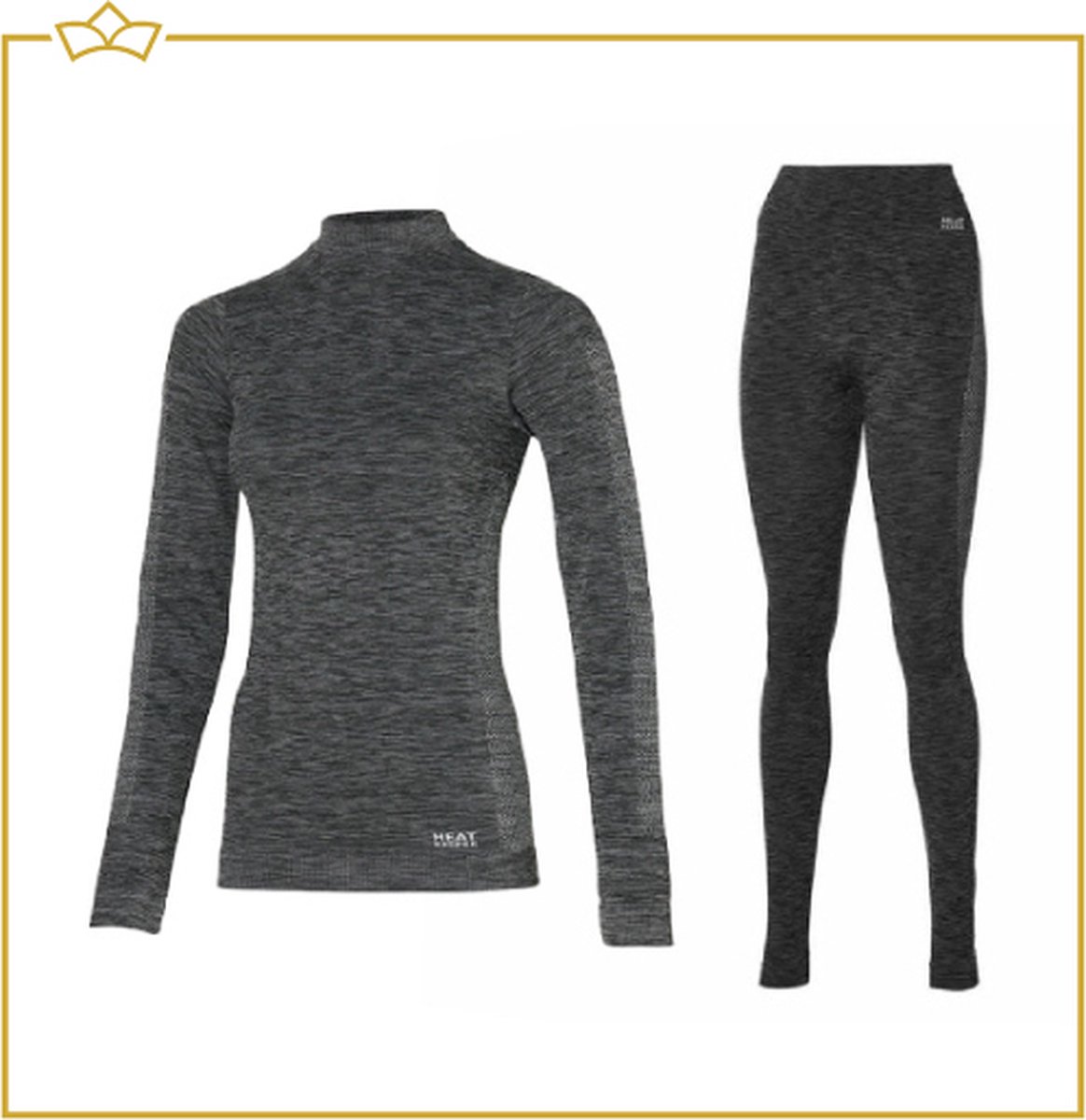 ATTREZZO® Premium Thermokleding - Dames - Maat S - Set Thermobroek en ...