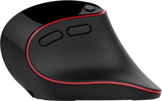 Draadloze Verticale Ergonomische Muis Computer PC Laptop - 2400 DPI ...