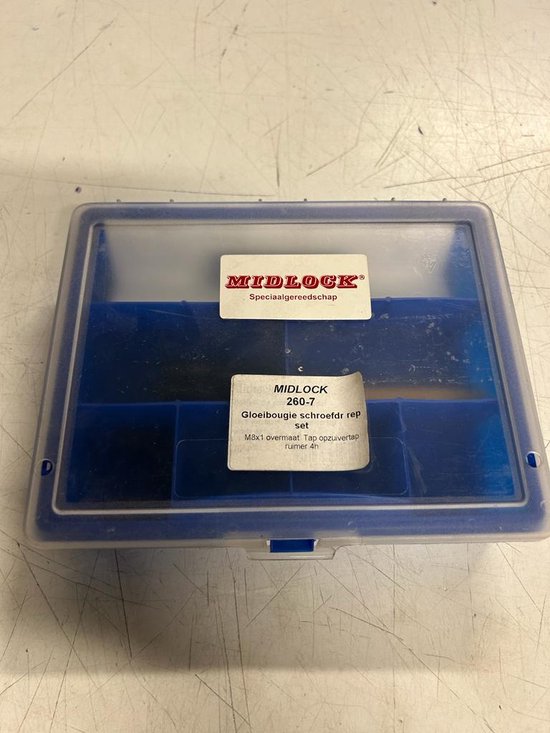 Midlock gloeibougiegat schroefdraad reparatie set 260-7 | bol