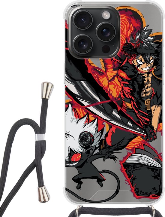 Apple iPhone 15 Pro Telefoonhoesje | Premium Kwaliteit | Black Clover ...