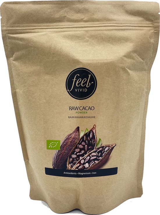 Biologisch Raw Cacao Poeder 750g | bol