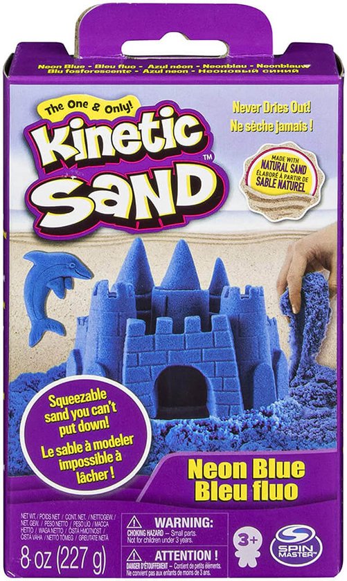 Kinetic Sand Neon Blauw 227 gram | bol