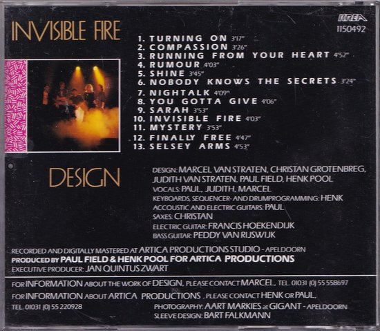 Invisible fire - Design, 1150492/G24 | Muziek | bol
