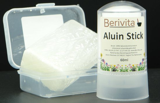 Aluin Combinatie Set met Aluin Stick 60gr en Aluinblok 100gr - 100% ...