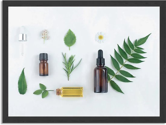 Poster Beautysallon Wit Rechthoek Horizontaal Met Lijst M (40 X 30 CM ...