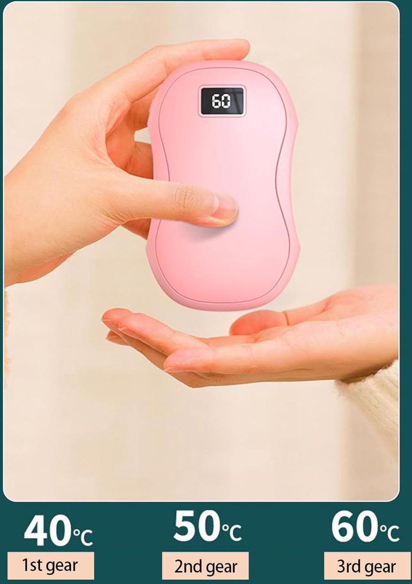 Hand Warmers, Rechargeable Electric Portable Pocket Reusable Adjustable 3 Temps 5000... | bol