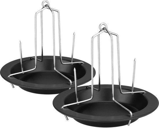 Set of 2 chicken roasters, chicken stand, roaster, chicken grill ... Set of 2 chicken roasters, chicken stand, roaster, chicken grill ...