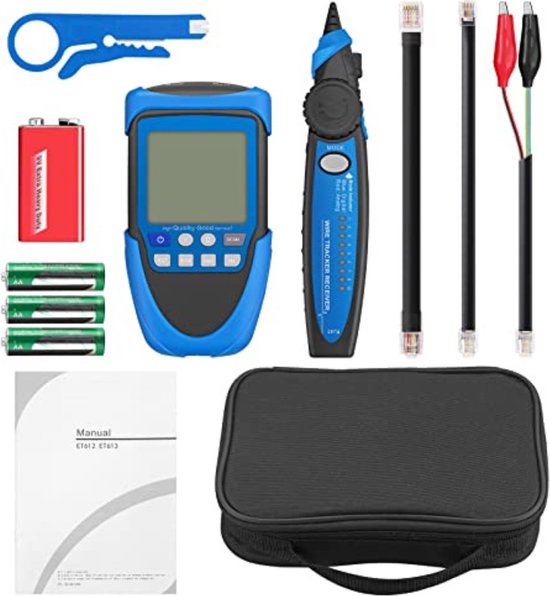Netwerk tester - UTP tester - Lan tester - Blauw | bol